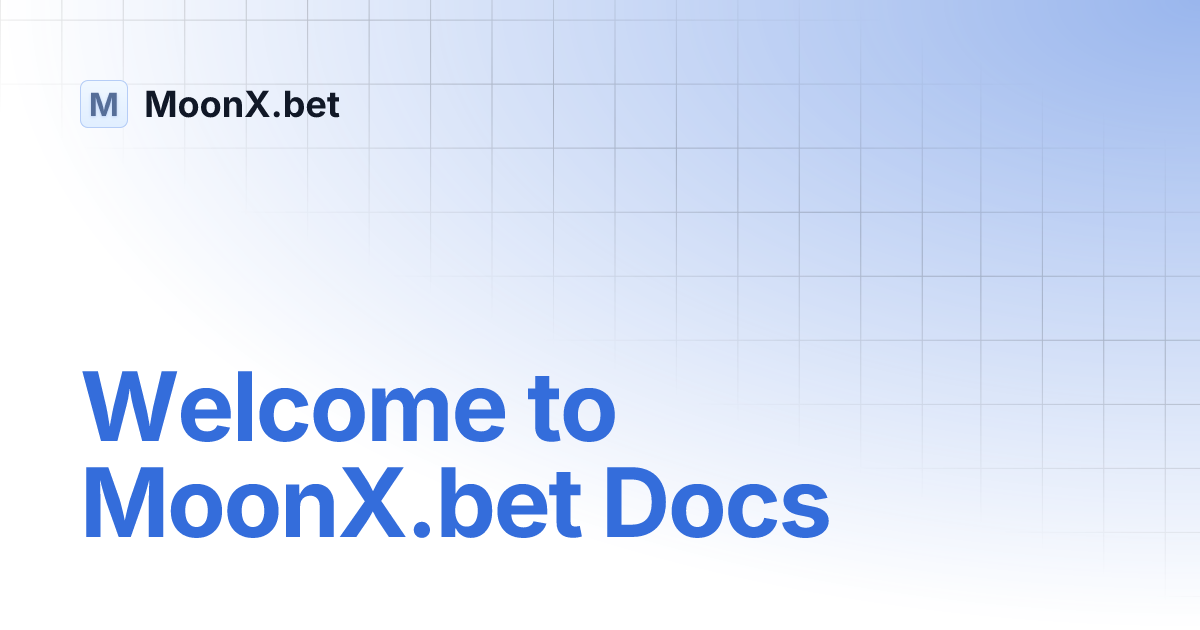 Welcome to MoonX.bet Docs | MoonX.bet
